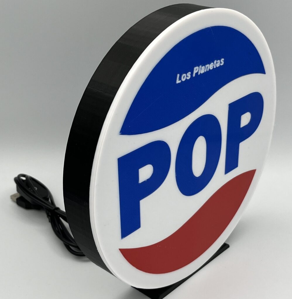 Luminoso Los Planetas Pop - Vinag3dPrint